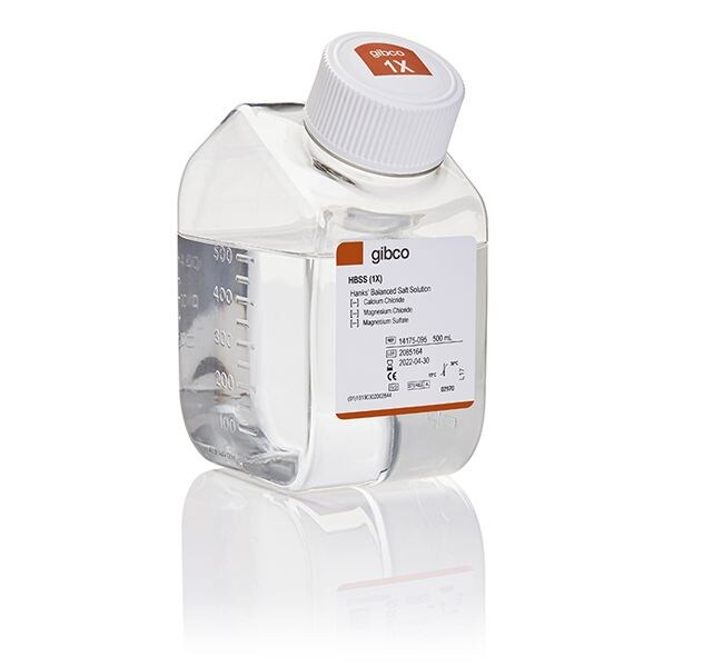 HBSS，不含钙、镁、酚红 500 mL | Buy Online | Gibco™ | thermofisher.cn