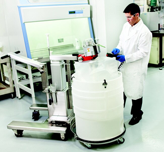 HyPerforma™ Single-Use Mixer DS 300, Unit with Drum Positioner and ...