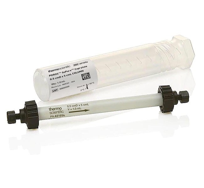 POROS™ GoPure™ Caprylate Pre-packed Column, 0.5 x 5 cm, 1 mL 1 column ...
