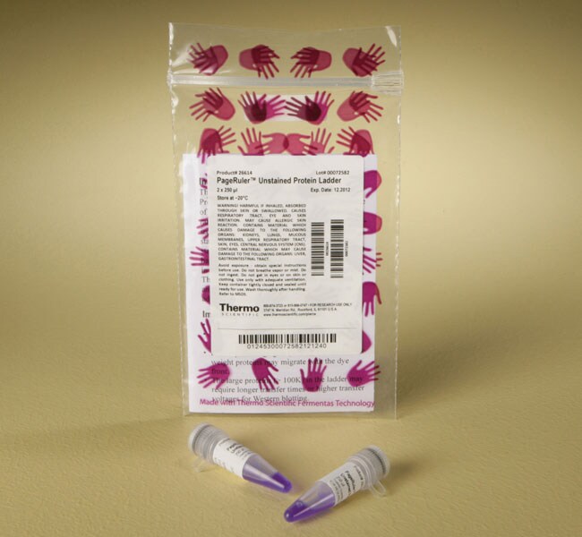 PageRuler™ Unstained Protein Ladder 2 x 250μL | Buy Online | Thermo ...