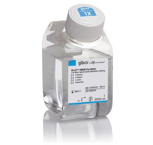 SILAC DMEM Flex 培养基，不含葡萄糖，不含酚红 500 mL | Buy Online | Gibco™ | thermofisher.cn