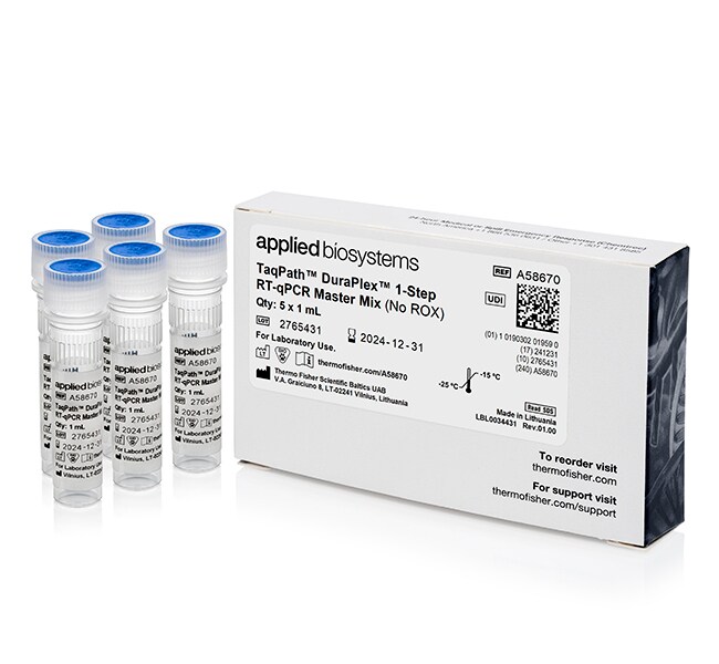 TaqPath™ DuraPlex™ 1-Step RT-qPCR Master Mix, no ROX™ 5 mL | Buy Online