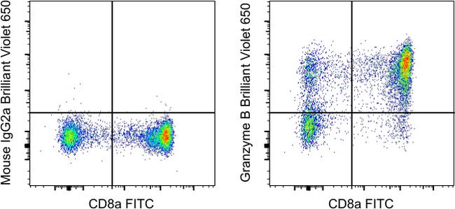 Granzyme B Monoclonal Antibody (N4TL33), Brilliant Violet™ 650 (416 ...