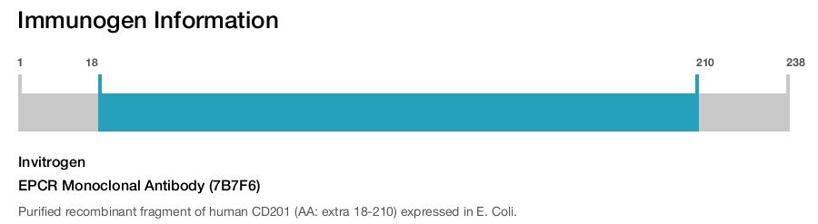 EPCR Monoclonal Antibody (7B7F6) (MA5-48696)