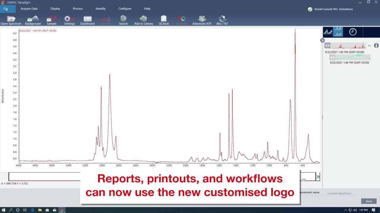 OMNIC Paradigm 软件培训 | Thermo Fisher Scientific - CN