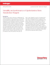 Lipofectamine Stem Transfection Reagent | Thermo Fisher Scientific - CN