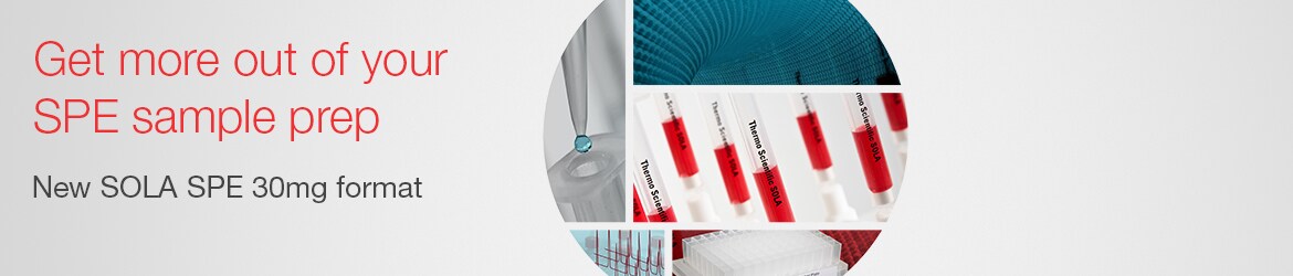 SOLA SPE Cartridges 30 mg - a new star is born in the SPE universe ...